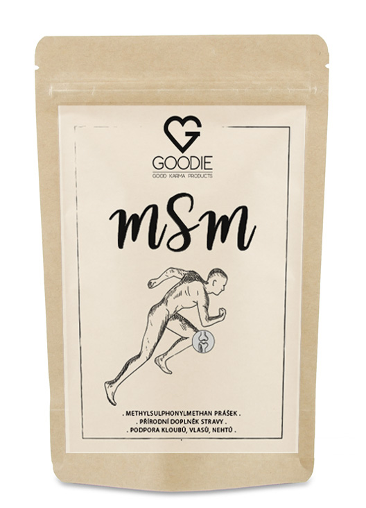 Goodie MSM prášek 100% čistý Methylsulfonylmethan 150g | Wereco