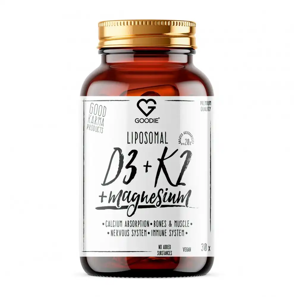 Goodie Liposomální D3+K2+Mg 480% RHP vitamínu D | Wereco